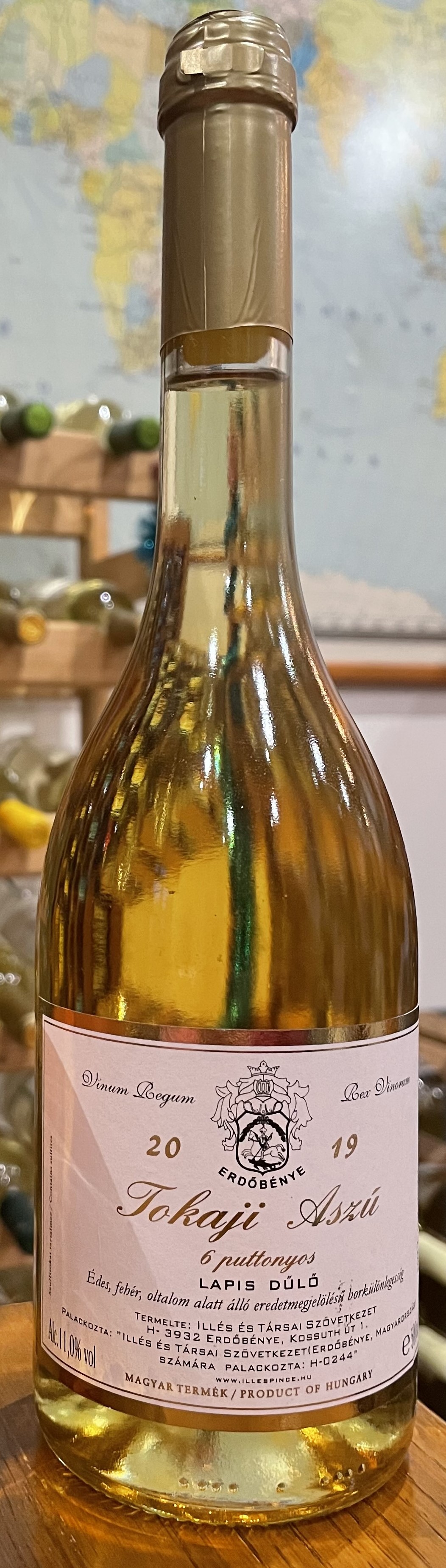 2019 Tokaji 6 puttonyos Aszú Lapis-dűlő from Hungary - Winner of Silver ...