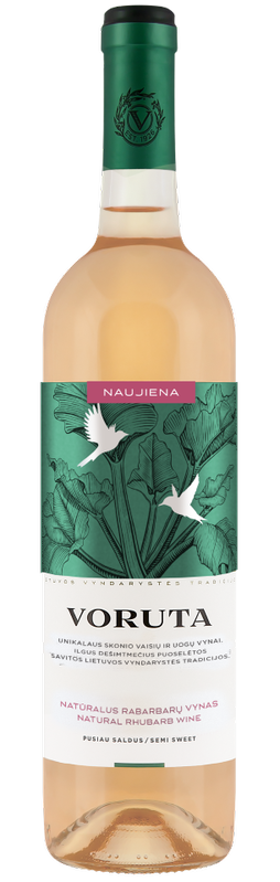 Voruta Natural Rhubarb Wine from Lithuania - Winner of Bronze medal at ...
