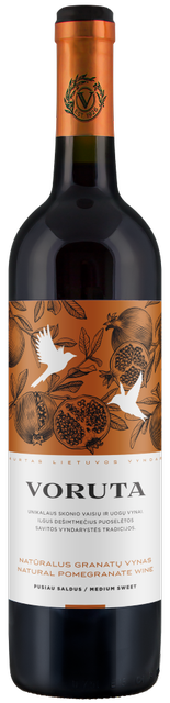 Voruta Natural Pomegranate Wine from Lithuania - Winner of Bronze medal ...